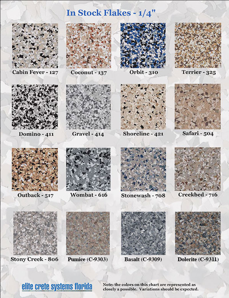 Floor Coating Color Samples by Custom Floor Coating